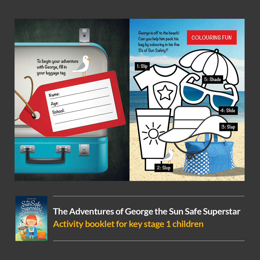 Children's Sun Safety Activity Books (box of 400) – SKCINSHOP